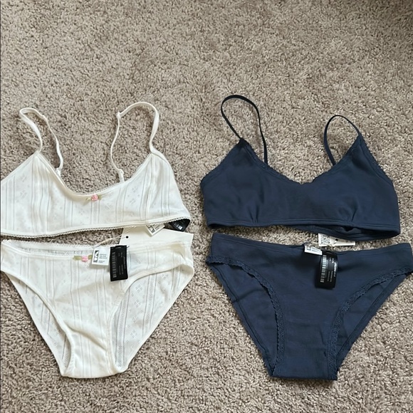 Zara | Other | Zara Girls Bralette Panty Set 2 Sets | Poshmark